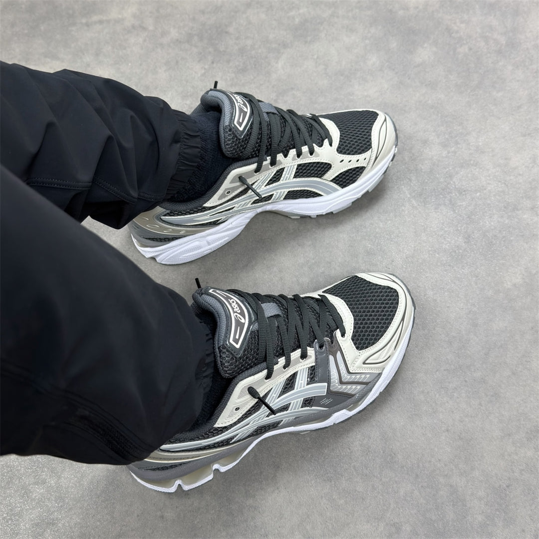 Asics Kayano 14 Obsidian Cement Grey – Pristine Fits